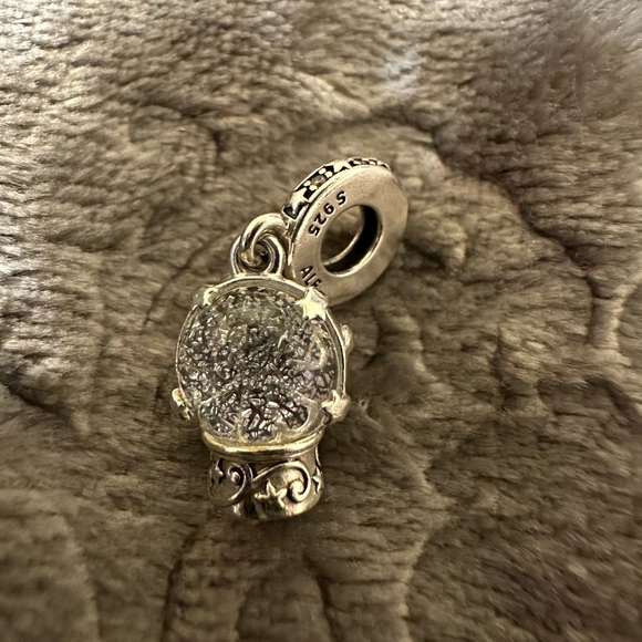 Pandora | Jewelry | Authentic Pandora Angel Snow Globe Dangle Charm ...